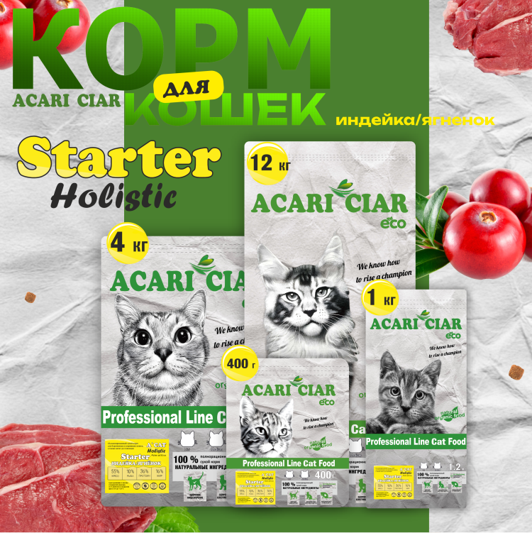 CAT Starter Holistic для котят 1 kg CatStart1
